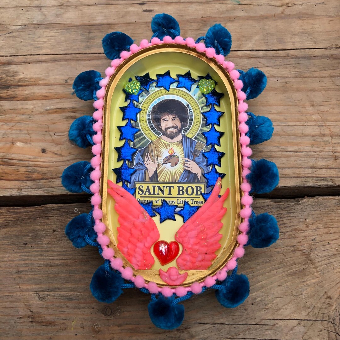 Bob Ross Wall Art. We Dont Make Mistakes, Just Happy Little Accidents ...
