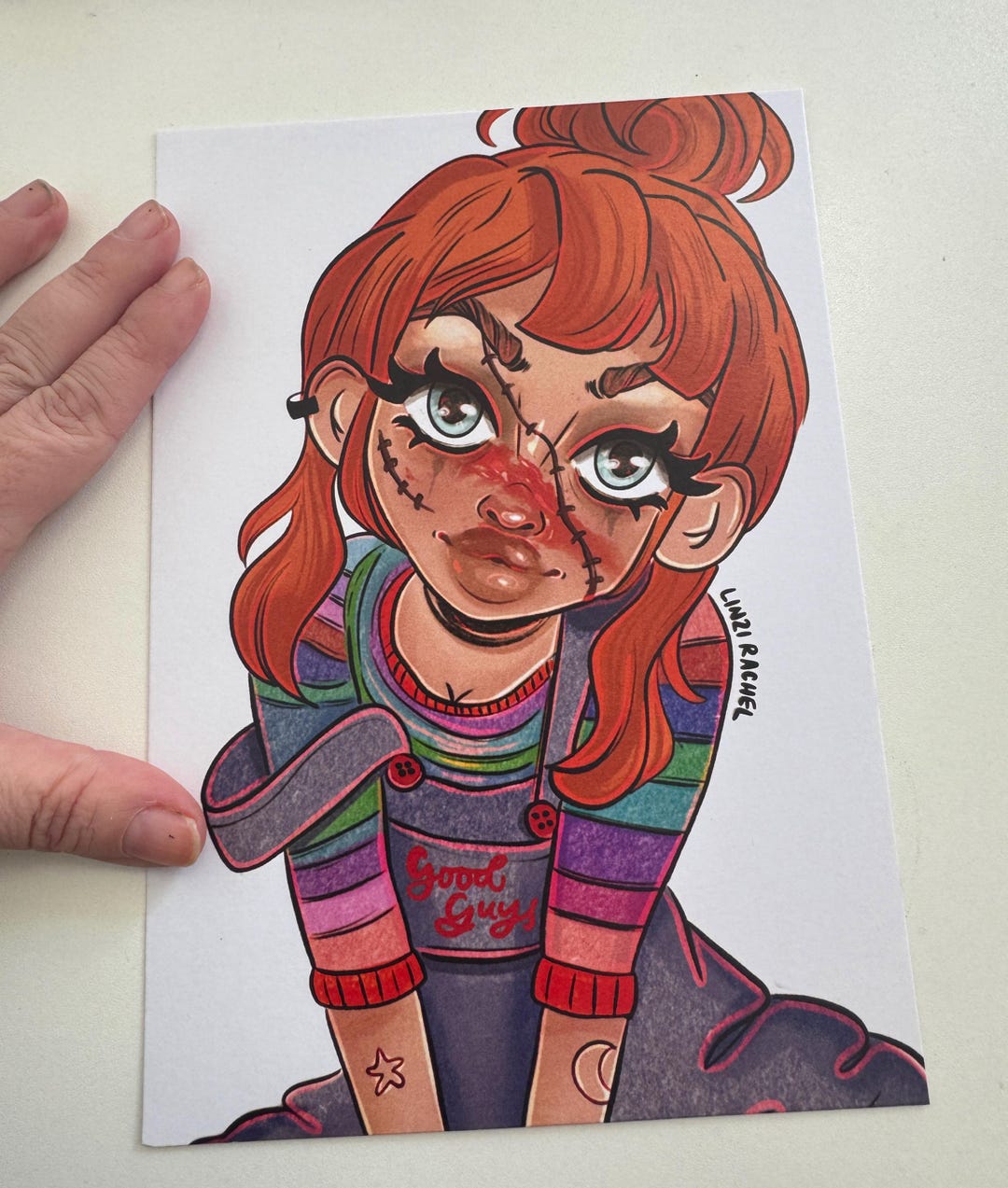 Chucky Inspired Female Print - Etsy