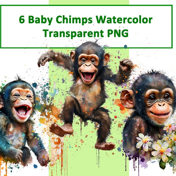 Baby Chimp - Etsy