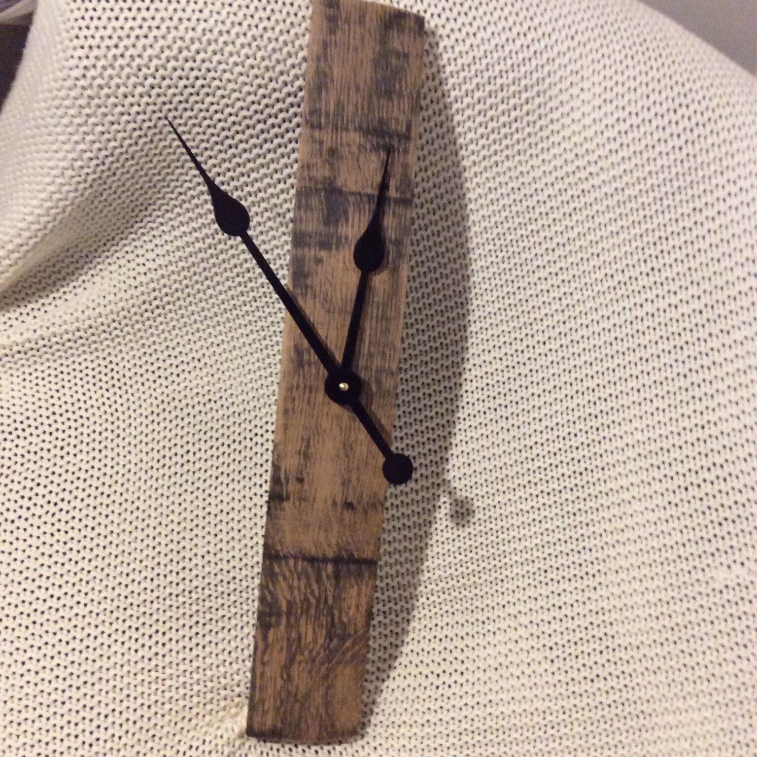 Stave Wall Clock From Reclaimed Oak Whiskey Barrel - Etsy Canada