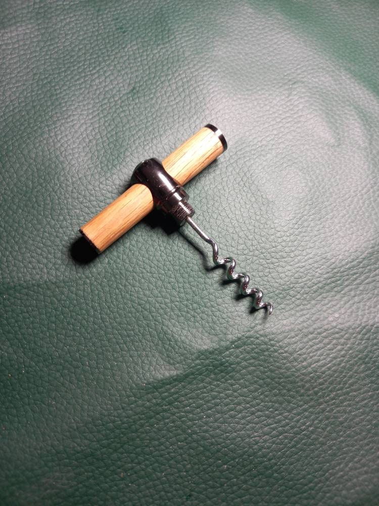 Pocket Corkscrew With Oak Whiskey Barrel Handle - Etsy UK