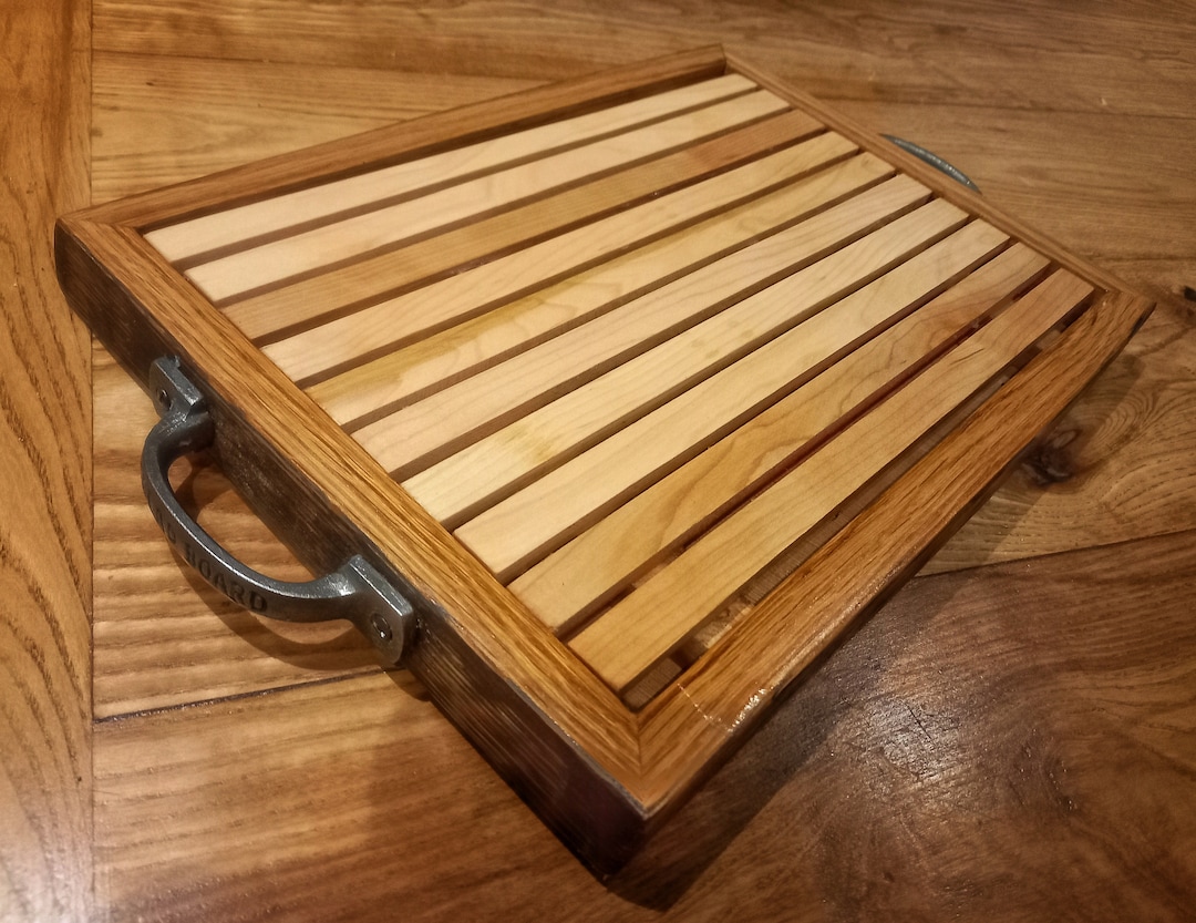 Hardwood Bread Board Crumb Catcher - Etsy