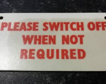 Bakelite Sign - Etsy