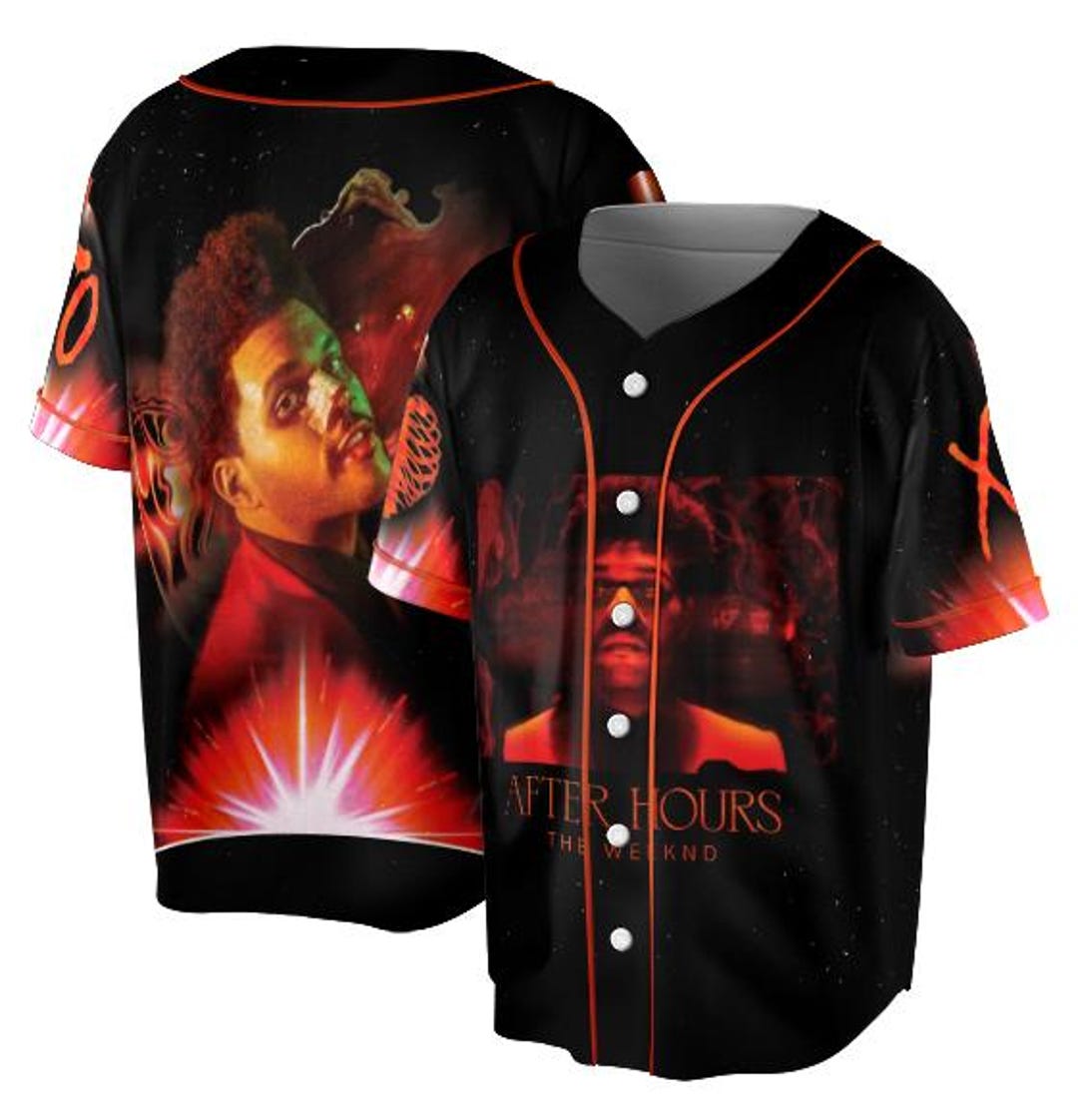 The Weeknd Merch Baseball Jersey, Dawn Fm Shirt, Starboy T-shirt, Kiss ...