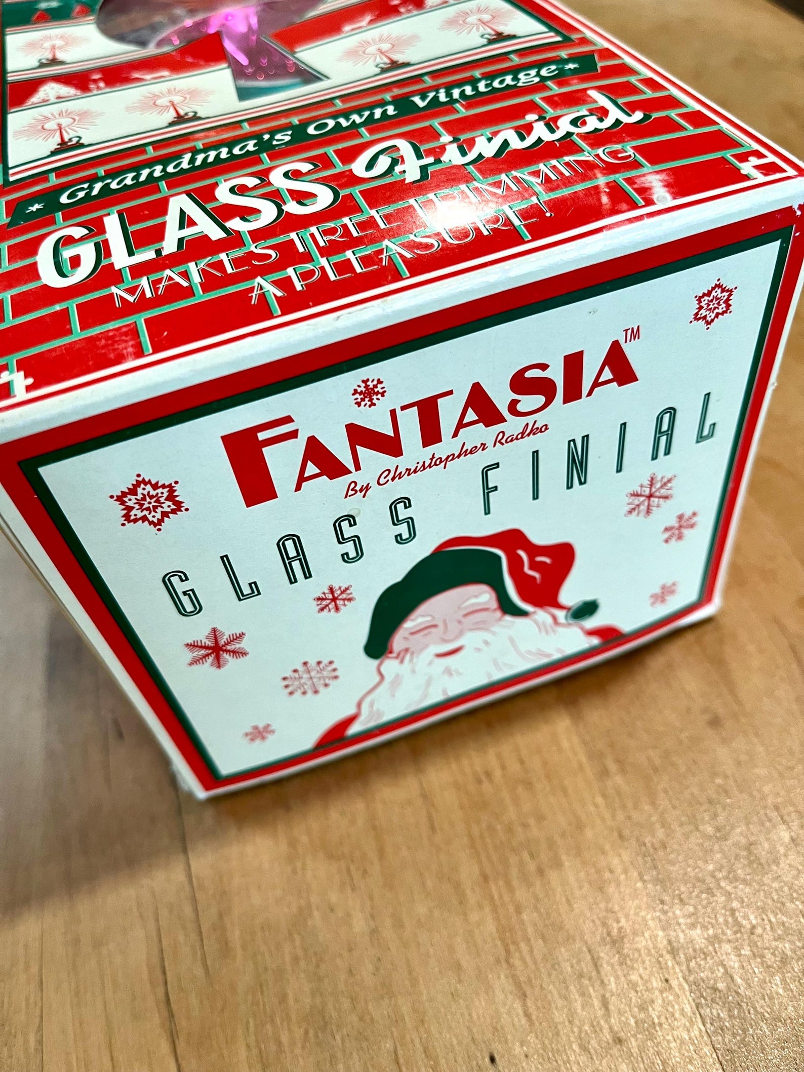 Fantasia by Christopher Radko Crown Sparkle Christmas Tree Finial 14 ...