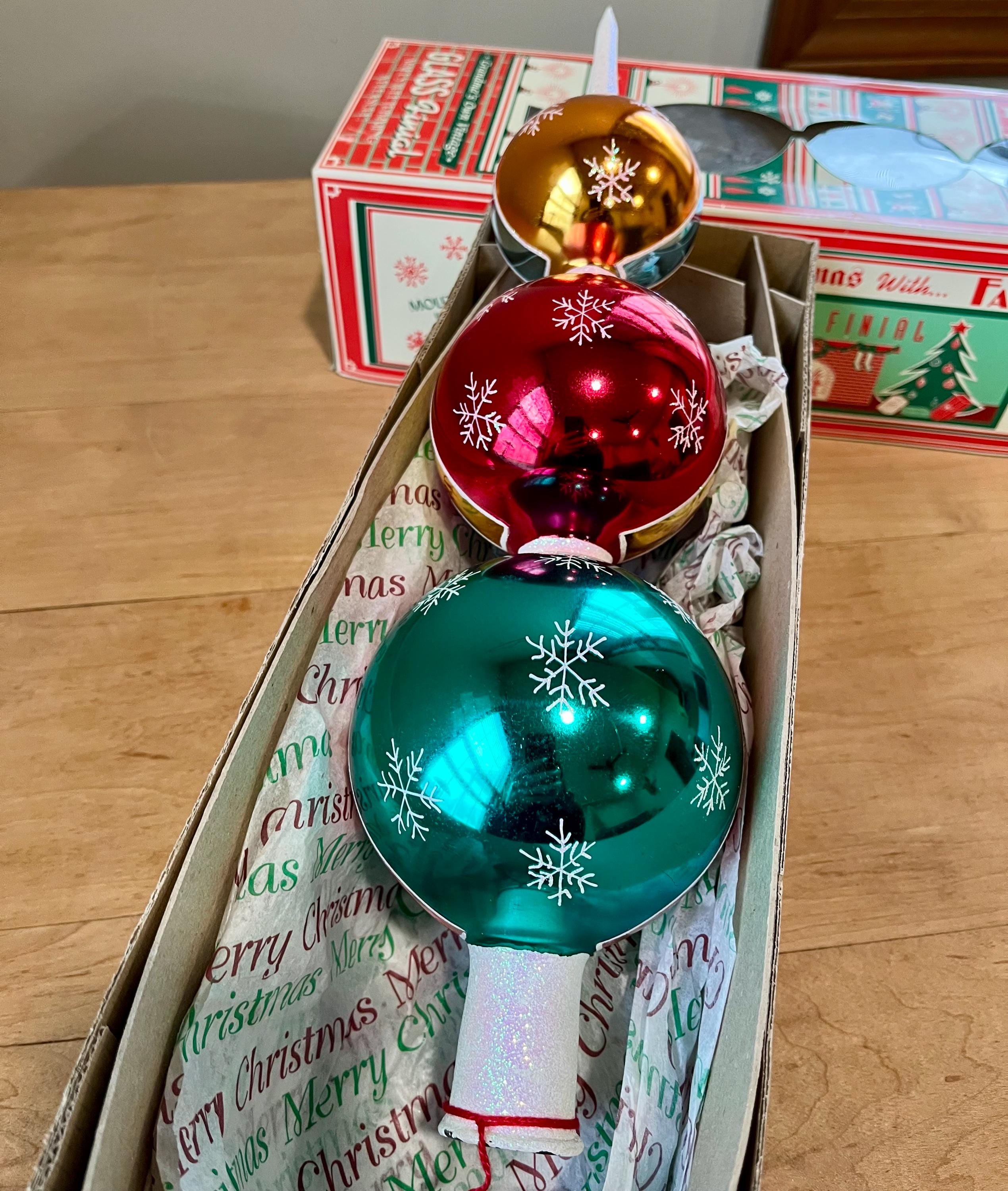 Fantasia by Christopher Radko Crown Sparkle Christmas Tree Finial 14 ...