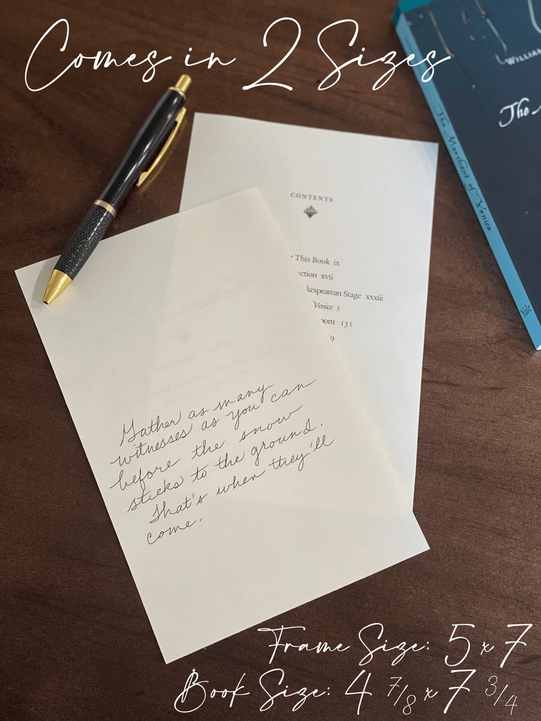 The Merchant of Venice Note - Etsy