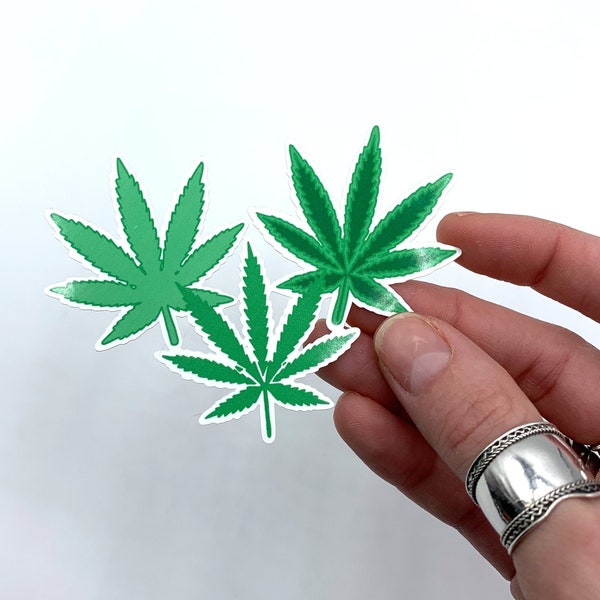 Cannabis Stickers - Etsy