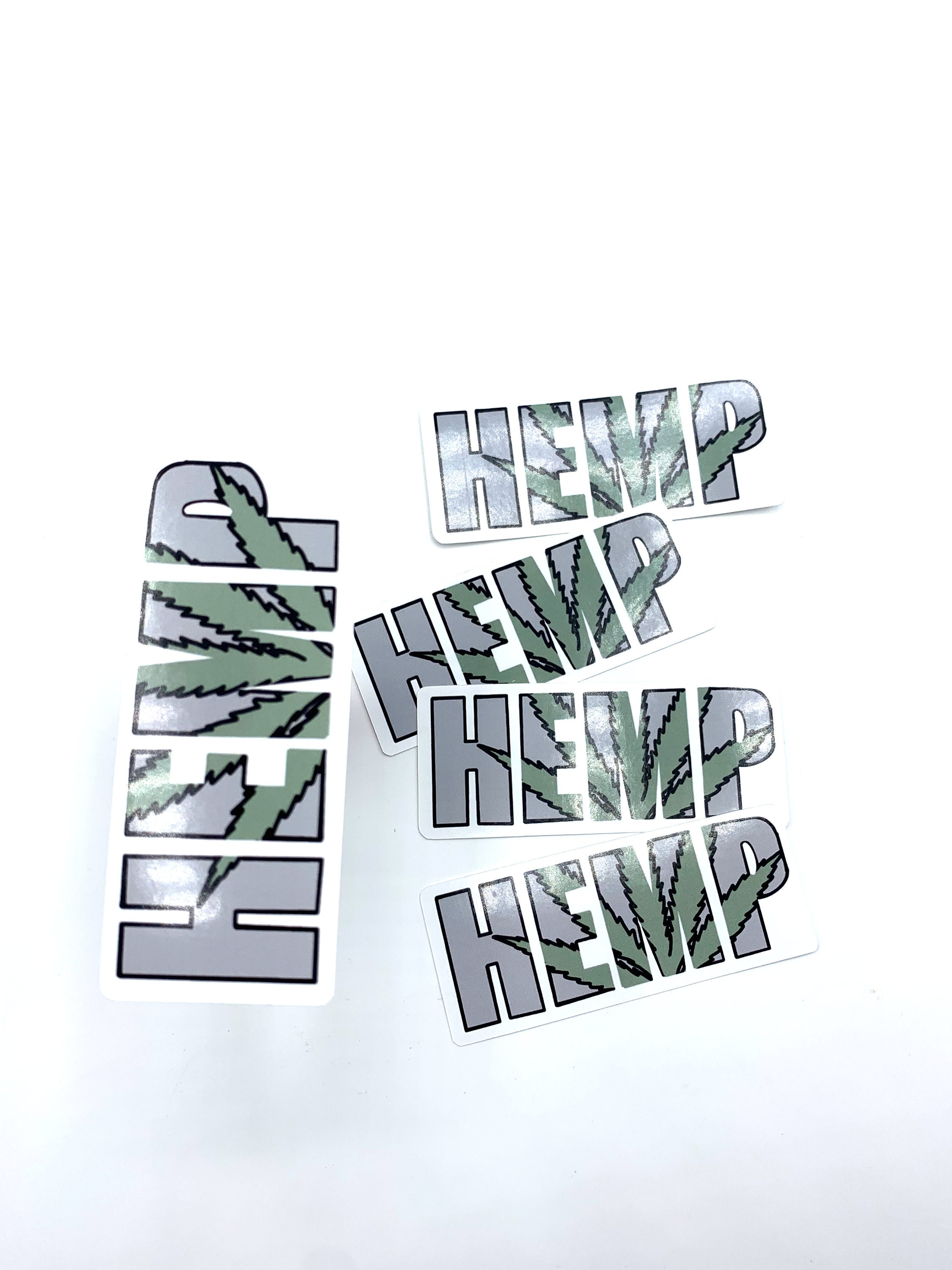 Hemp Sticker / Enthusiast Sticker / Weatherproof Sticker / Hemp Word ...