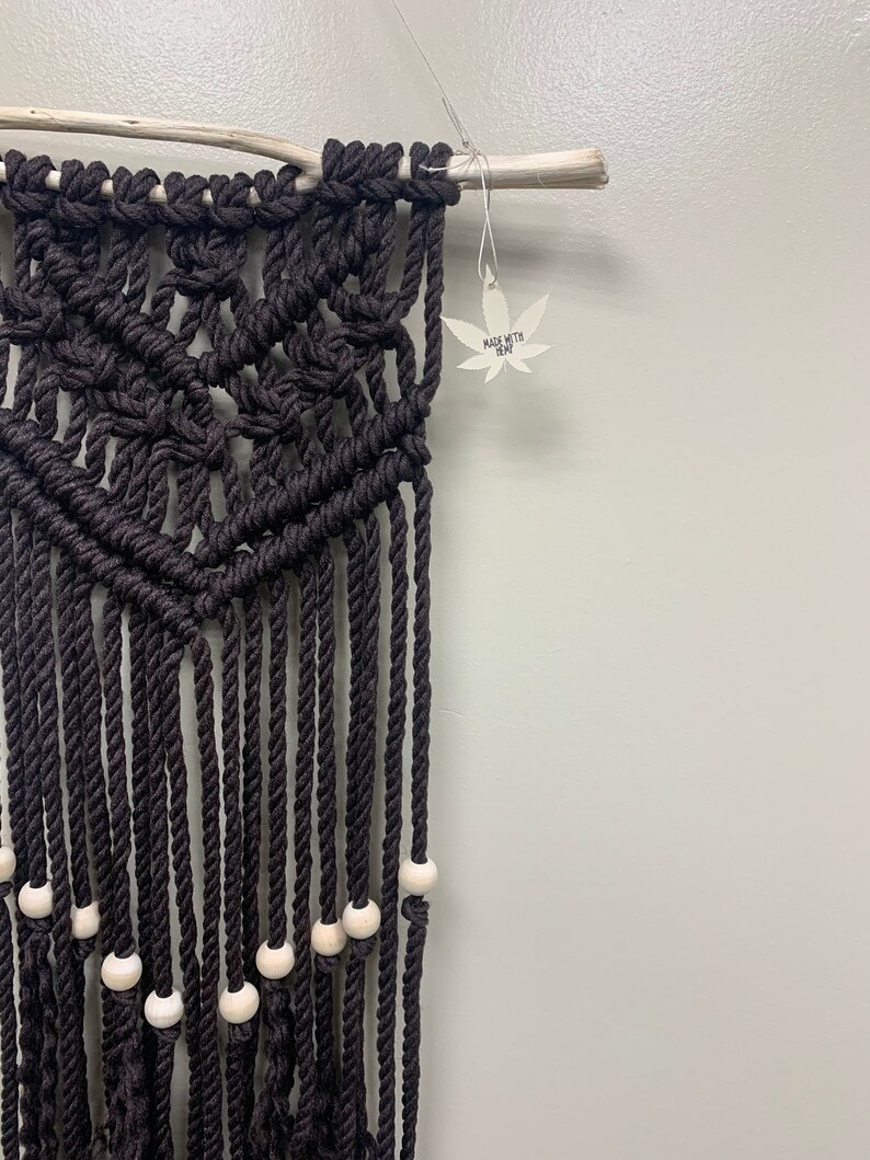 Hemp Macrame Wall Hanging / Wall Decor / Handmade / Hemp Made - Etsy