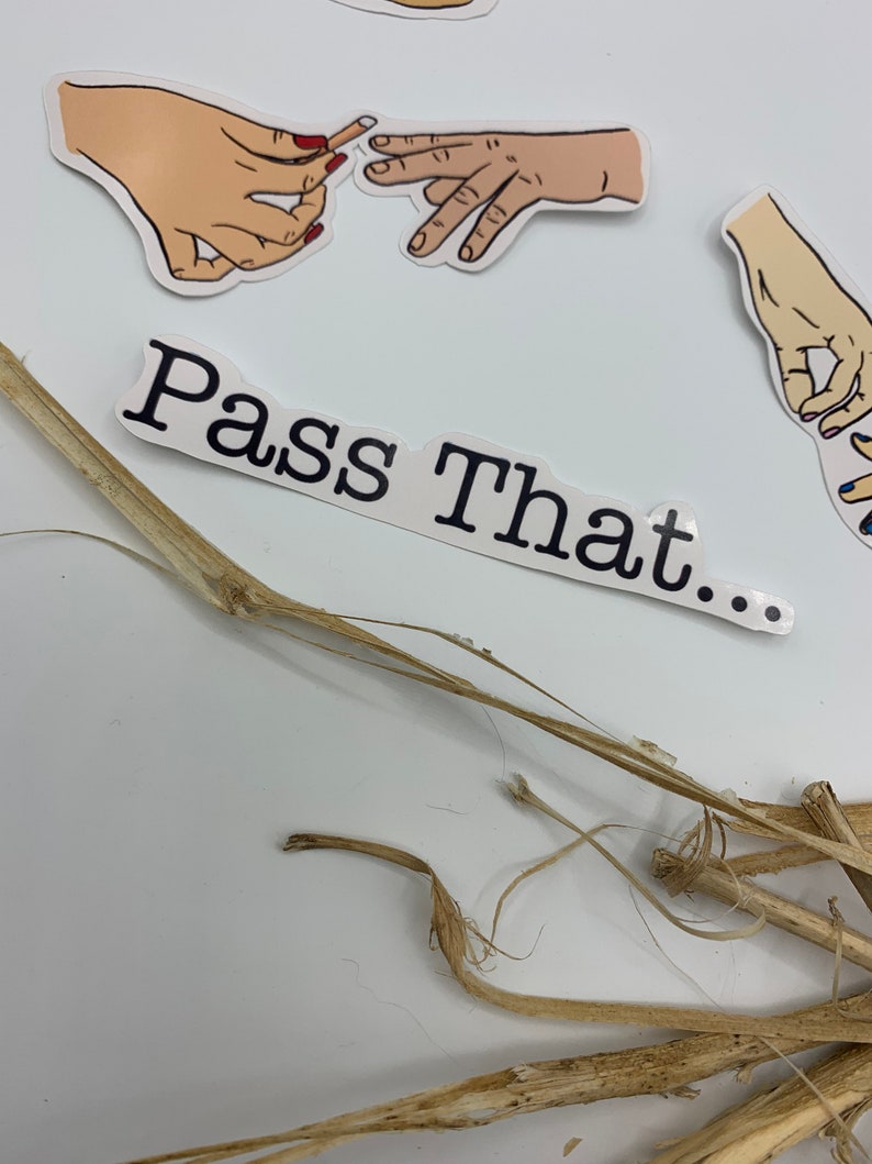 Cannabis Sticker Pack / Weatherproof Sticker Pack /pass That - Etsy