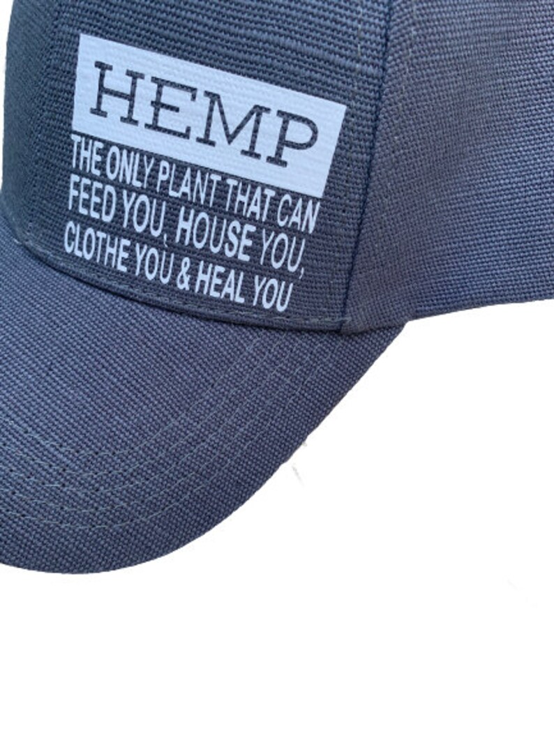 Hemp Fact Hat/ Hemp Made Hat/ Baseball Cap/ One Size Hemp Cap - Etsy