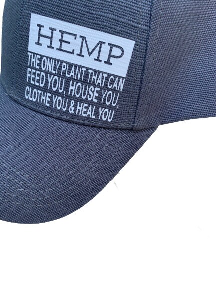 Hemp Fact Hat/ Hemp Made Hat/ Baseball Cap/ One Size Hemp Cap - Etsy