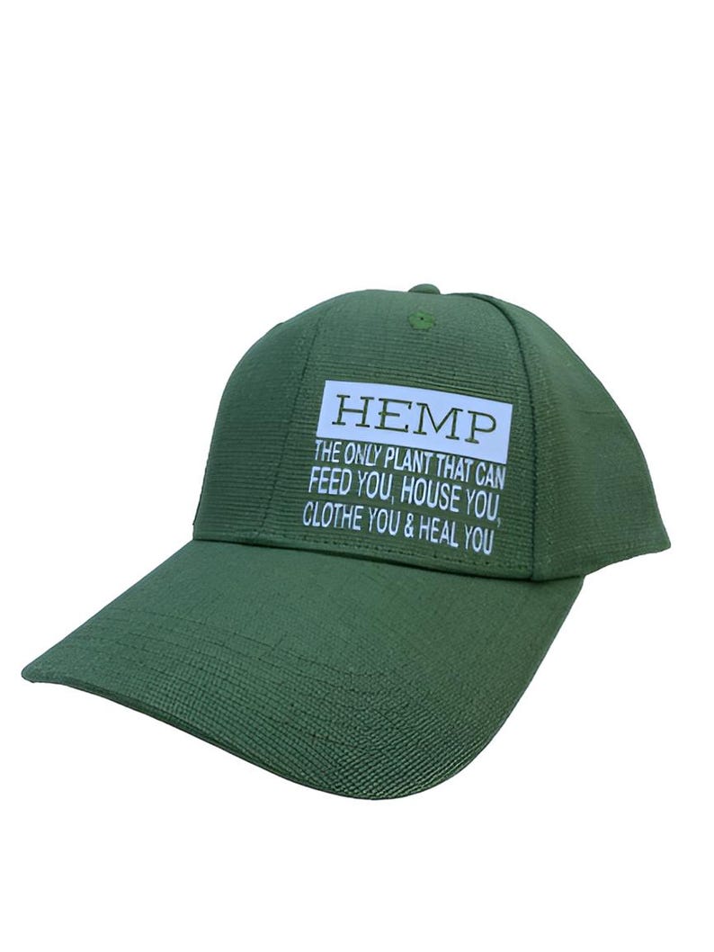 Hemp Fact Hat/ Hemp Made Hat/ Baseball Cap/one Size Hemp Cap - Etsy