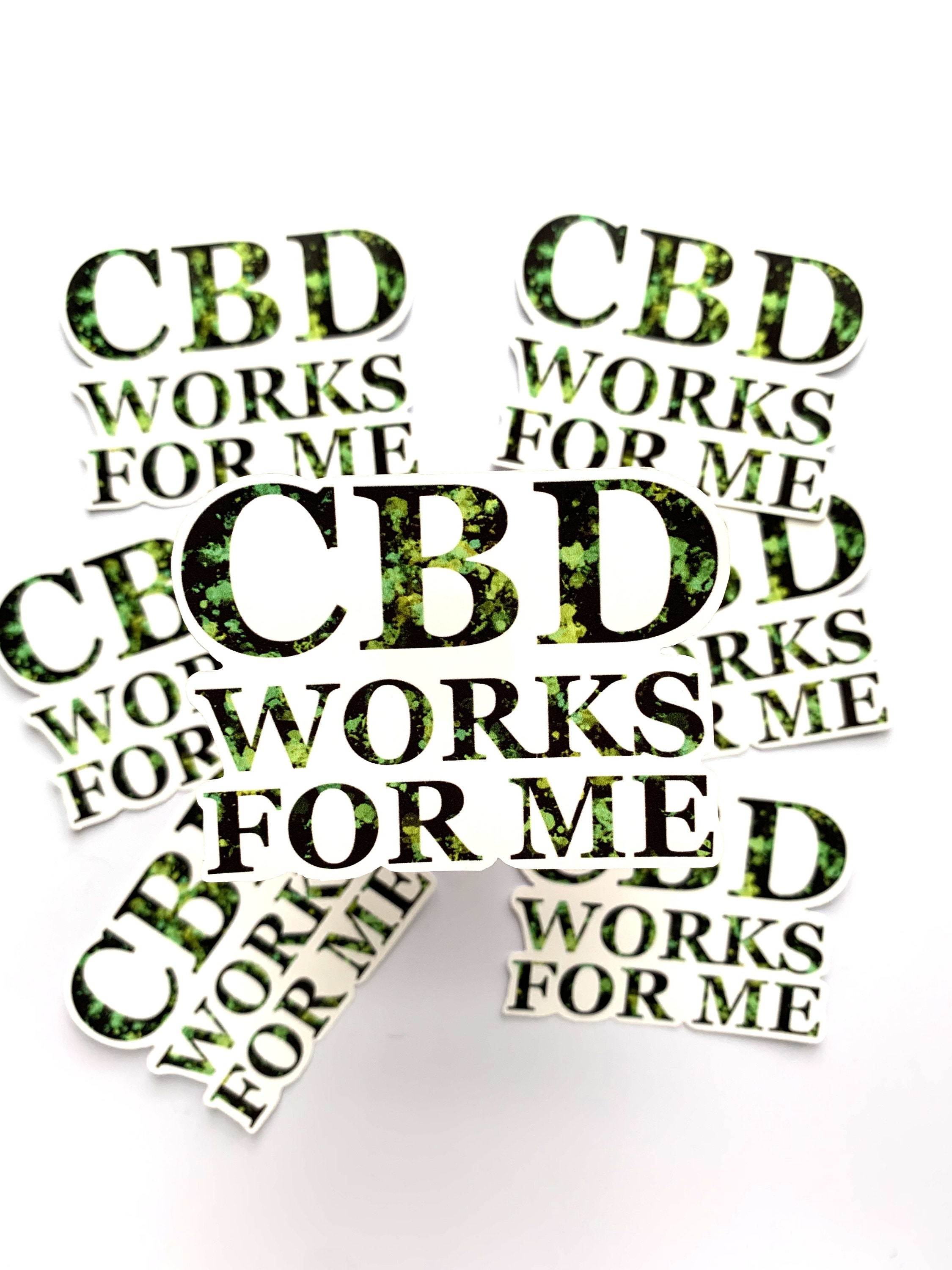 CBD Sticker Pack / Cannabis Stickers / Marijuana Art / 4 Pack Stickers ...
