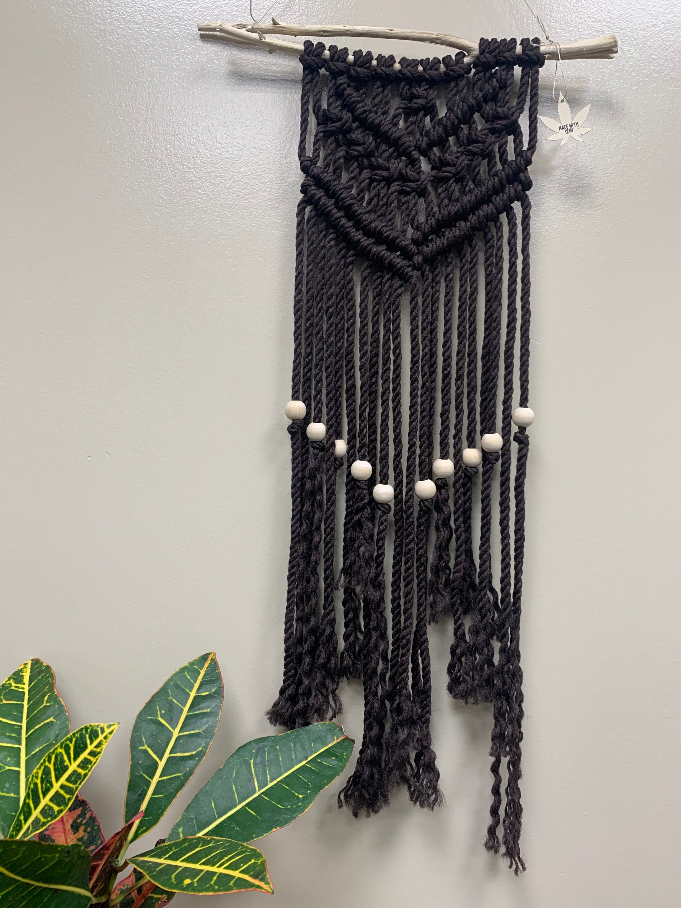 Hemp Macrame Wall Hanging / Wall Decor / Handmade / Hemp Made - Etsy