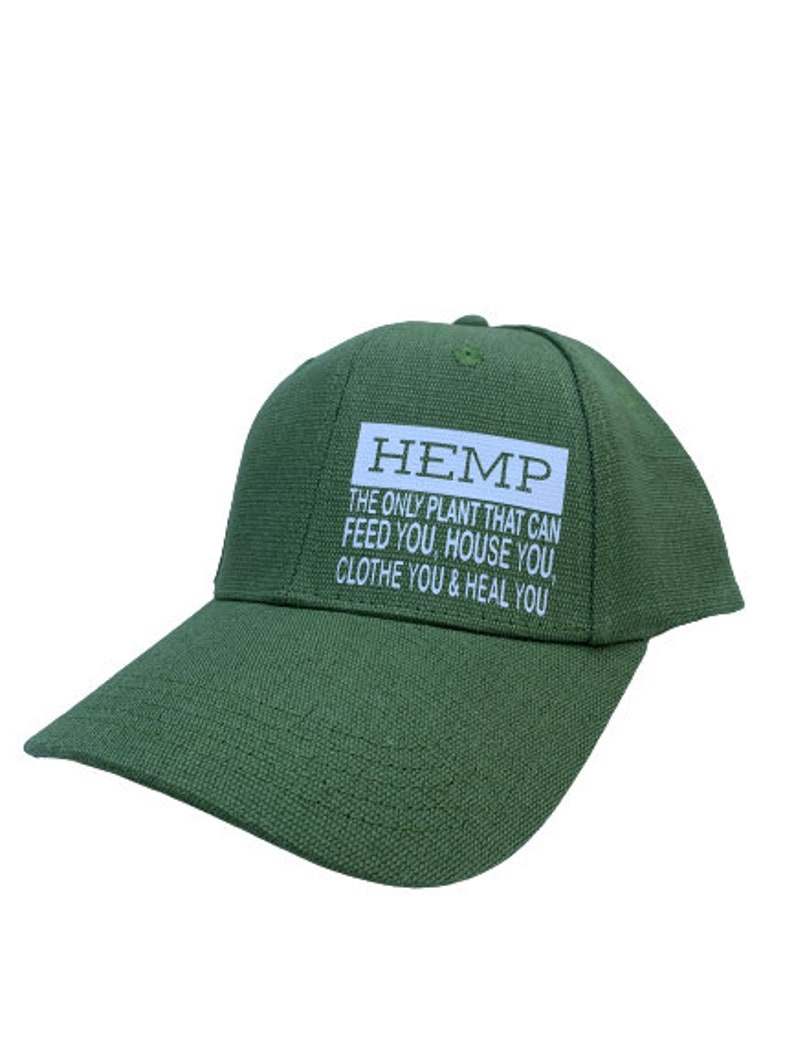 Hemp Fact Hat/ Hemp Made Hat/ Baseball Cap/ One Size Hemp Cap - Etsy