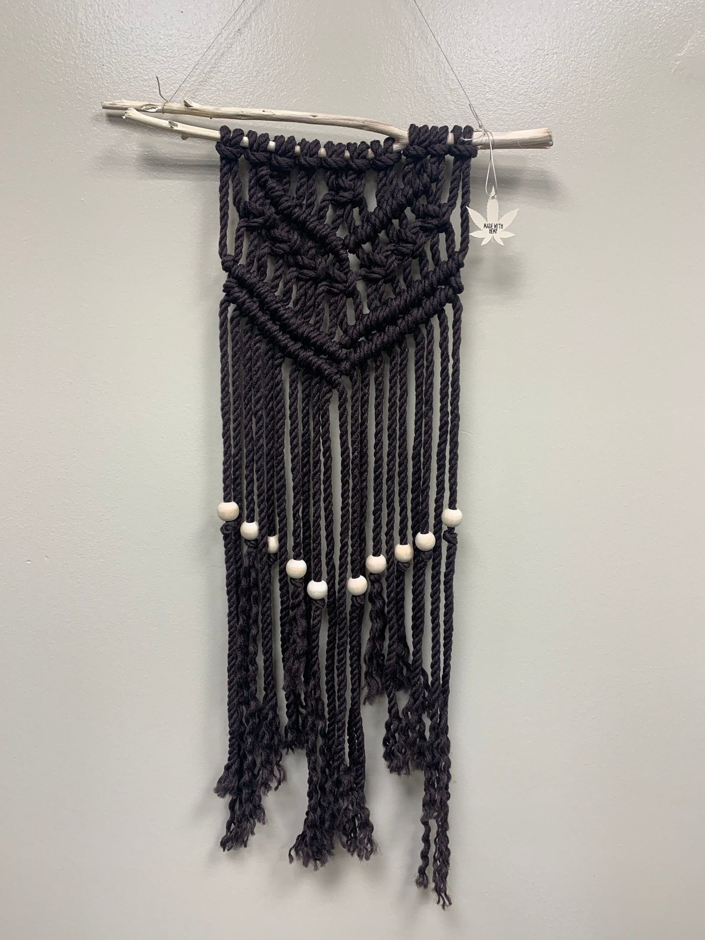 Hemp Macrame Wall Hanging / Wall Decor / Handmade / Hemp Made - Etsy