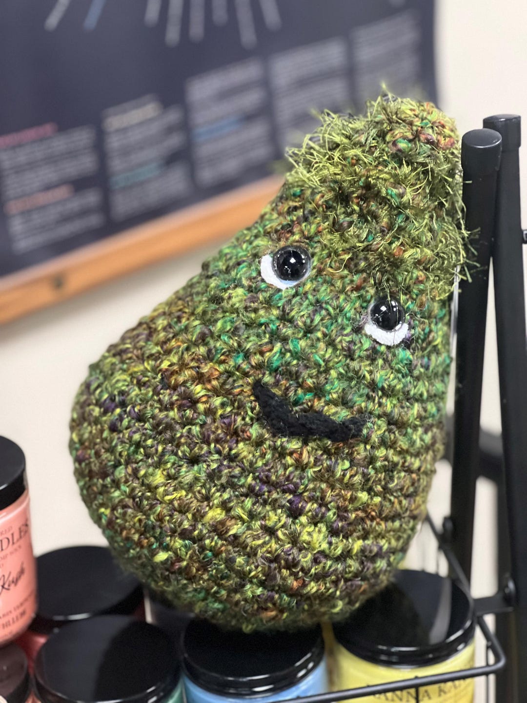 Crocheted 420 Nug Plushie | Cute & Squishy Plush | Handmade 11" Hemp ...