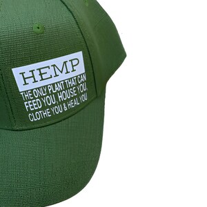Hemp Fact Hat/ Hemp Made Hat/ Baseball Cap/one Size Hemp Cap - Etsy