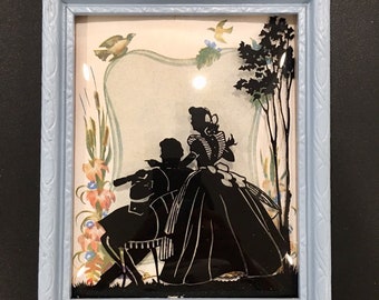 Antique framed art | Etsy