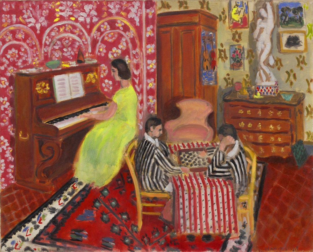 Fine Art Puzzle Pianist & Checker Players by Henri Matisse 17 Piece ...