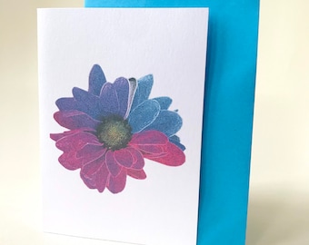 Aster Birthday Card - Etsy