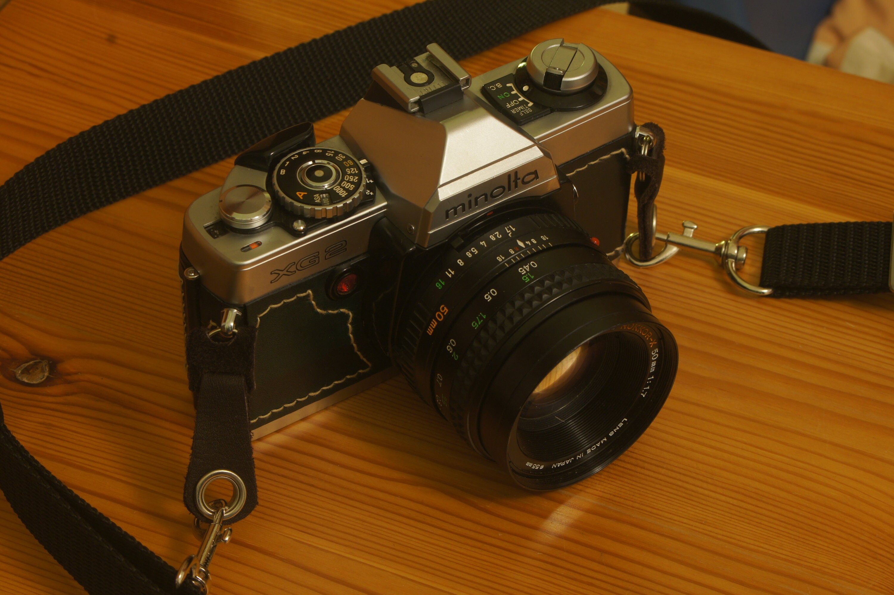 Minolta XG2 restauré et de nouveau être en cuir avec surpiqûre | Etsy