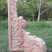 Carved Wooden Post for Stairs, Wood Carving, Wood Carving for Stairs - Etsy