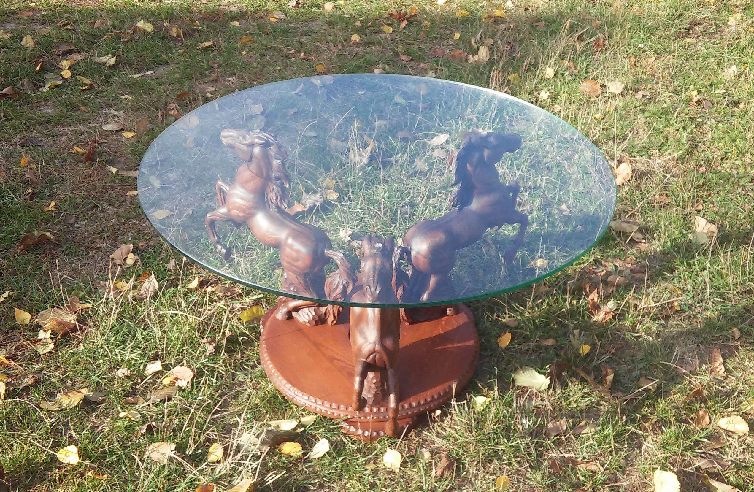 Coffee Table, Wooden Table, Sculpture Table, Wood Carving, Wood Carving ...