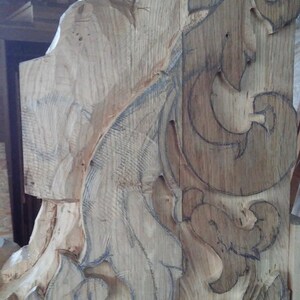 Carved Wood Stair Post, Woodcarving - Etsy