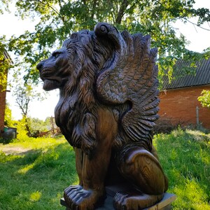 Handmade Wooden Lion Mini Bar, Art Sculpture - Etsy