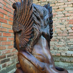 Handmade Wooden Lion Mini Bar, Art Sculpture - Etsy