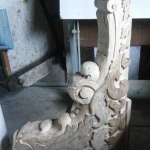Carved Wooden Post for Stairs, Wood Carving, Wood Carving for Stairs - Etsy