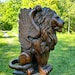 Handmade Wooden Lion Mini Bar, Art Sculpture - Etsy