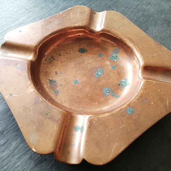 Copper Ashtray - Etsy