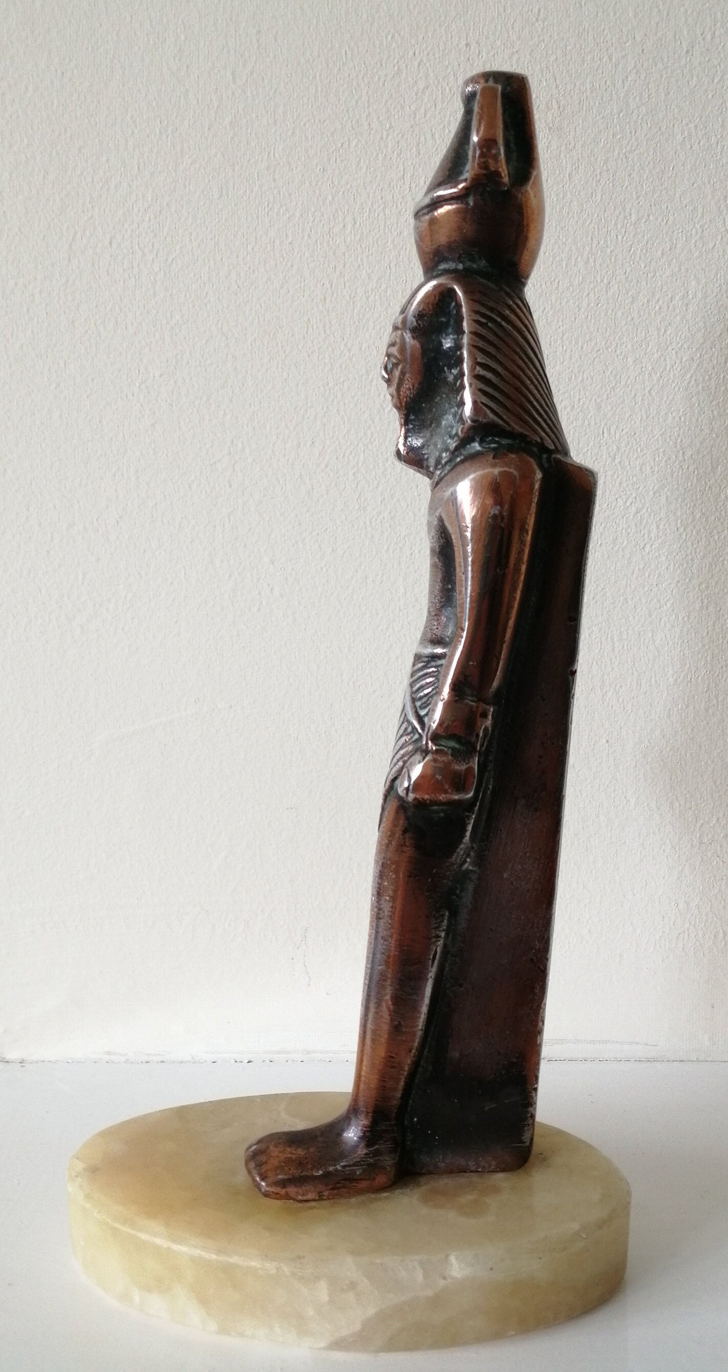 Copper and Alabaster Ancient Egyptian Statue - Etsy