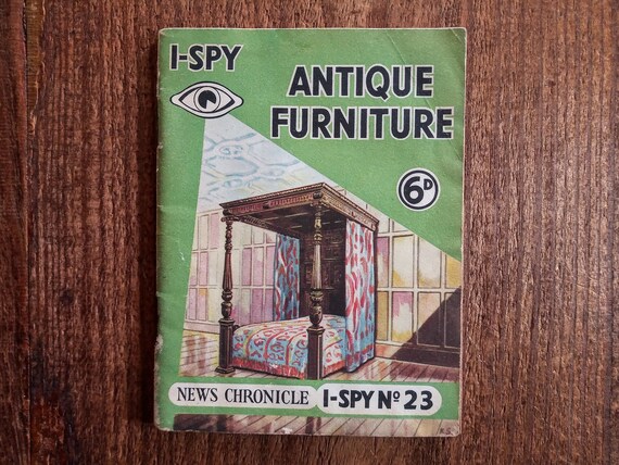 Clearance Vintage I-spy Antique Furniture Book 1950's | Etsy UK