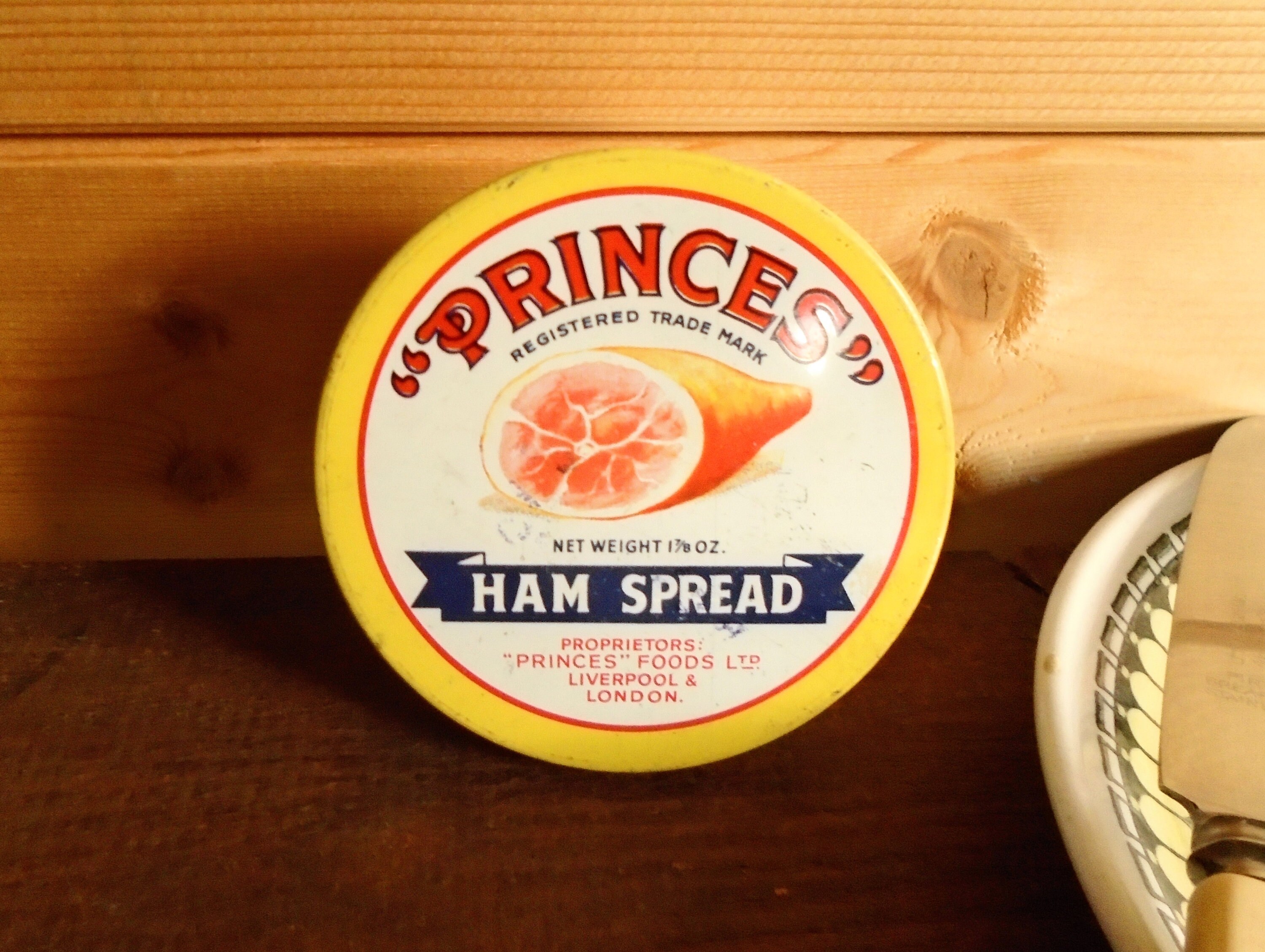 Reduced RARE 50s Princes Ham Spread Glass Jar with Tin Lid. | Etsy