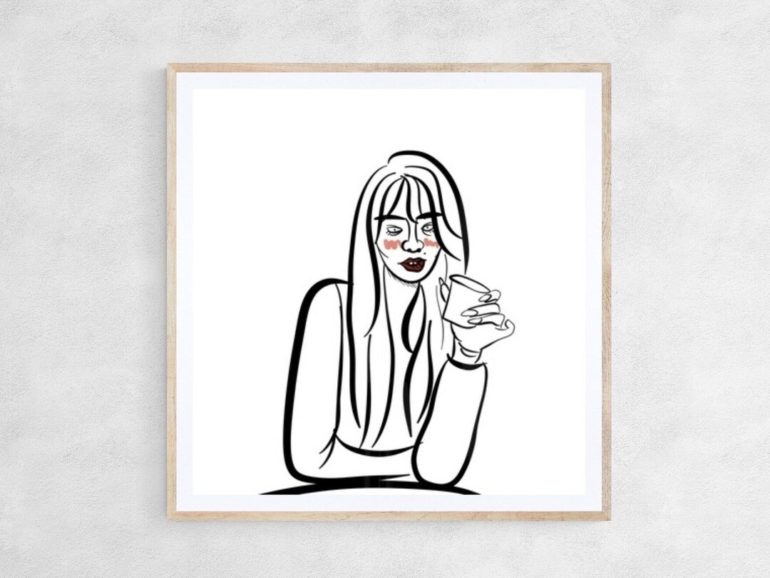 Digital Hand-drawn Custom BAD Portrait, Funny Ugly Portrait, Custom ...