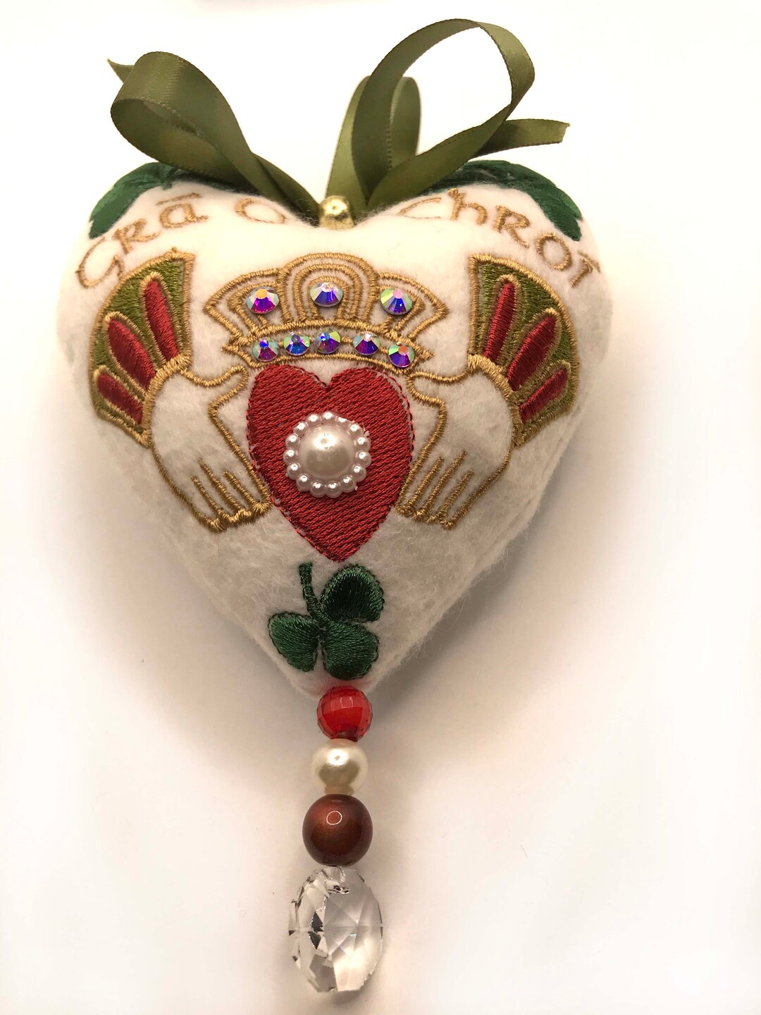 Celtic Claddagh Heart Decoration - Etsy