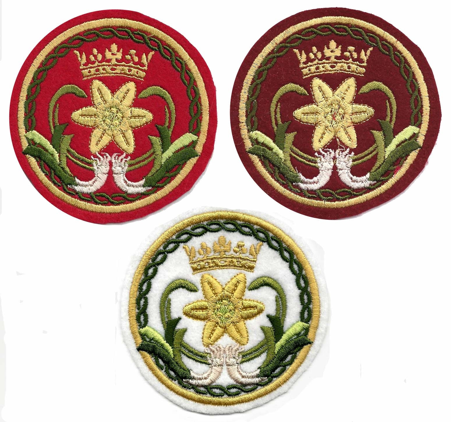 Vintage Style Welsh Daffodil, Leeks and Crown Vintage Felt Patch - Etsy