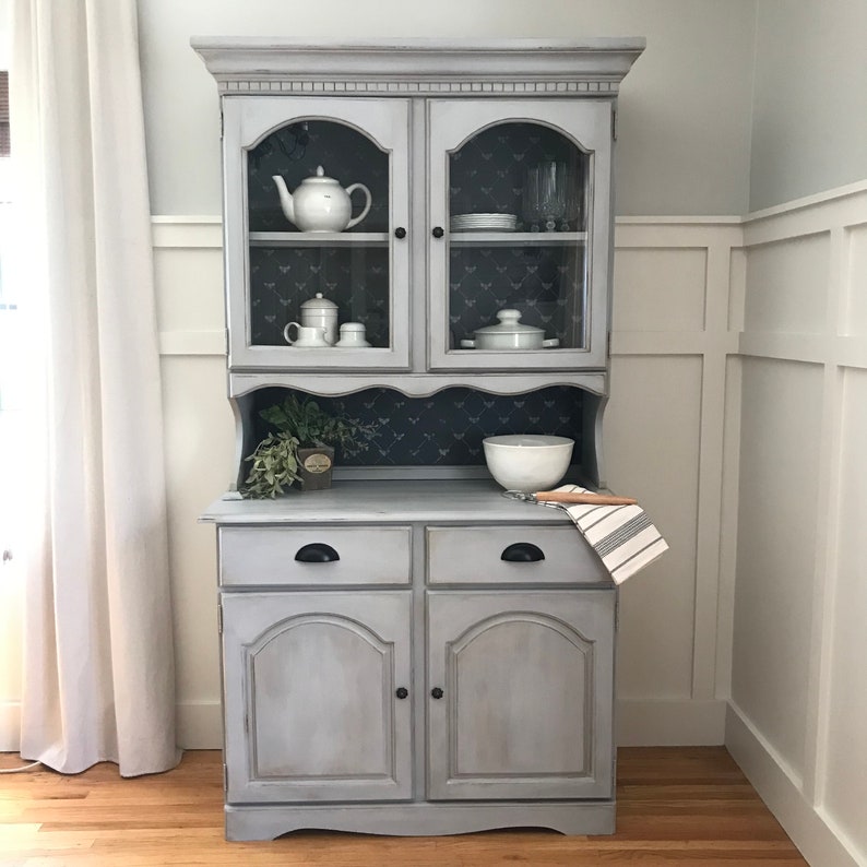 Sold Out! Cottage, Farmhouse China Hutch - Etsy