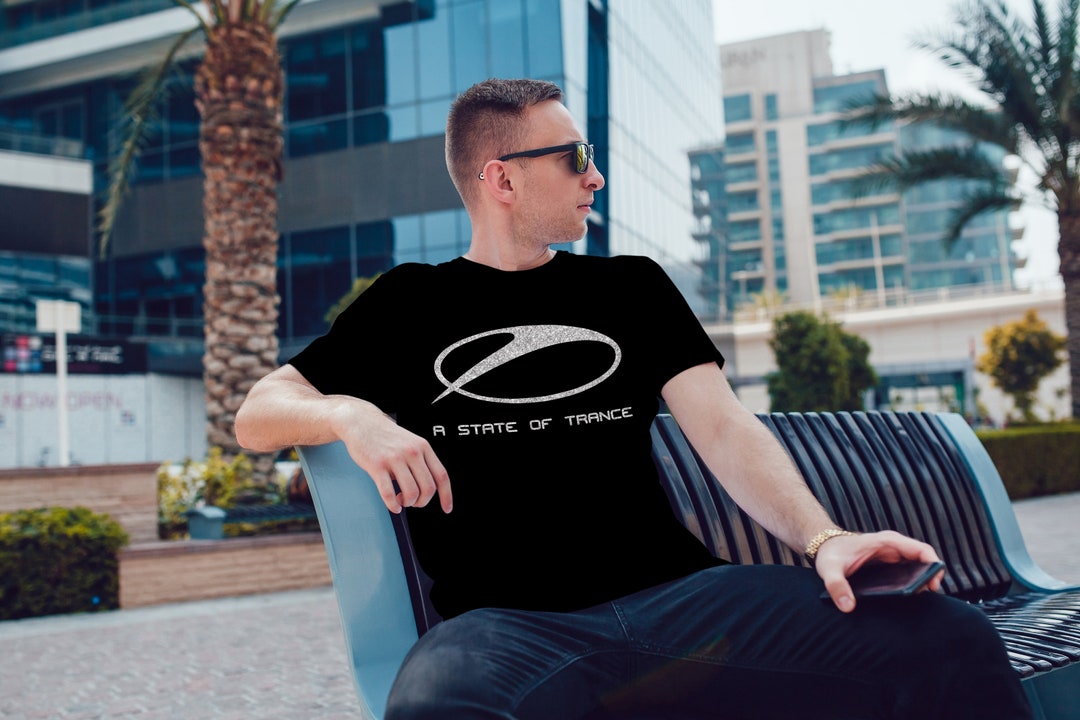 Silver Glitter Logo ASOT T-shirt a State of Trance T-shirt Trance ...
