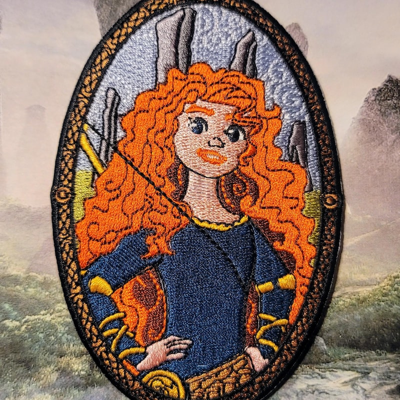 Merida Applique - Etsy