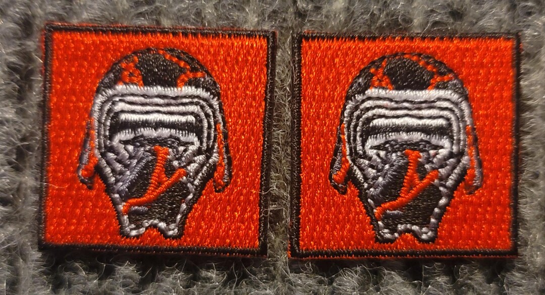Star Wars Kylo Ren Embroidered RE Patches - Etsy