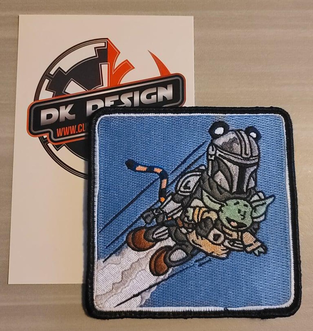 Calvin and Hobbes Star Wars (flying Mando) Patch - Etsy