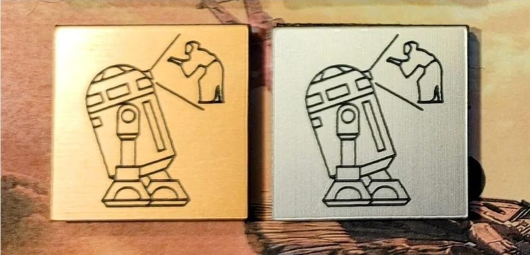 Star Wars R2-D2 Acrylic Ranger Eye Patches - Etsy