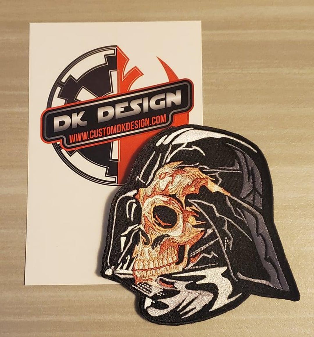 Star Wars Vader Skull Patch - Etsy