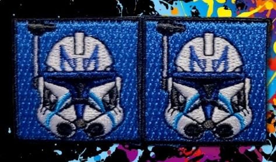 Star Wars Captain REX Helmet Ranger Eye Patches - Etsy